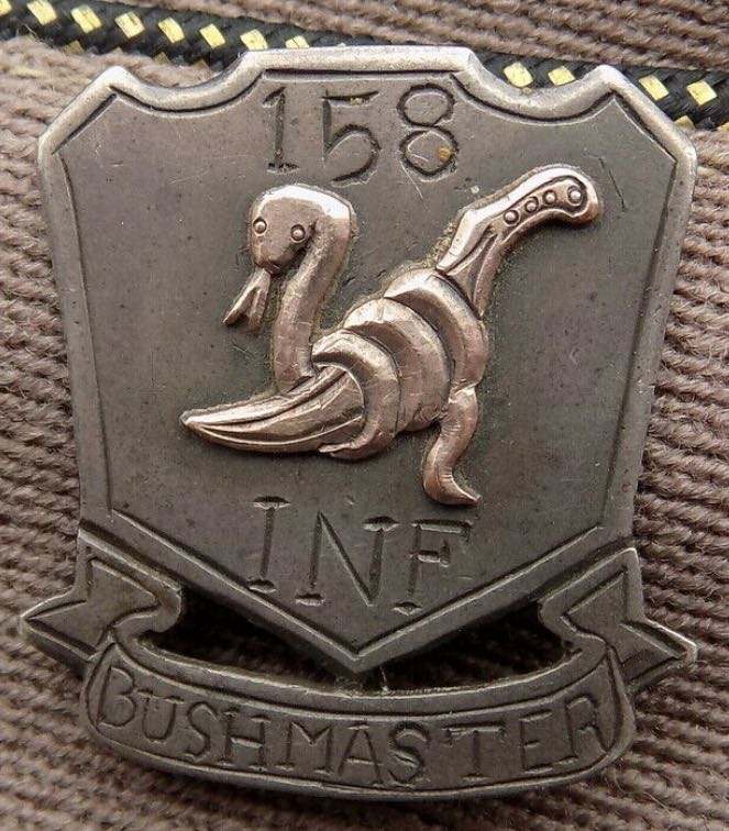 158th Infantry BUSHMASTERS - Captain Henry A. Seebald - GROUPINGS PAGE ...