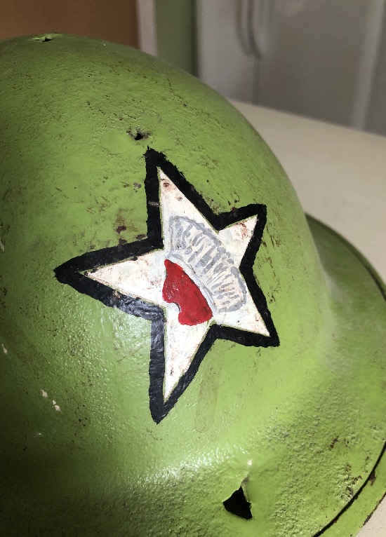 Neon Green USMC ? M1917 - M1917 & M1917A1 HELMETS - U.S. Militaria Forum