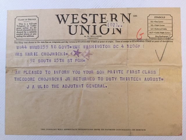 WW2 - Telegram/Paper Docs Grouping - GROUPINGS PAGE - U.S. Militaria Forum