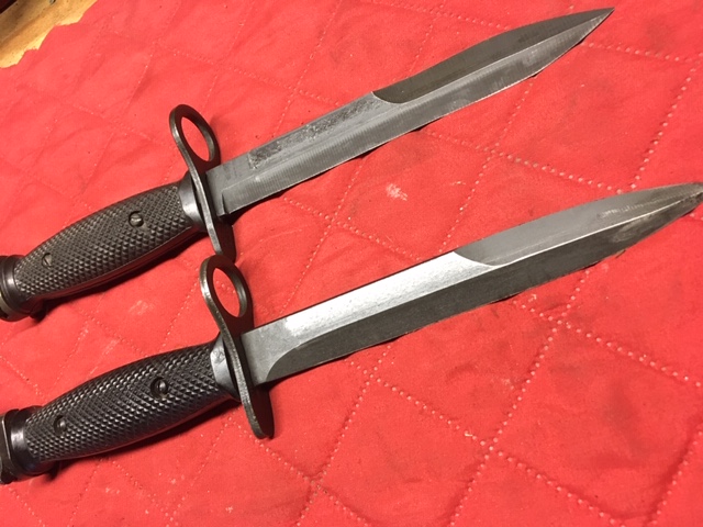 M7, Conetta and Imperial, M8 sheath markings and 1968 E tool. - EDGED ...