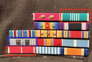 Hello everyone..need help identifying service ribbons - NEW MEMBER ...