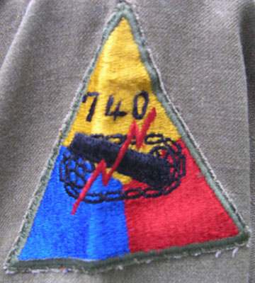 740th Tank Battalion "Daredevils" Ike - UNIFORMS - U.S. Militaria Forum