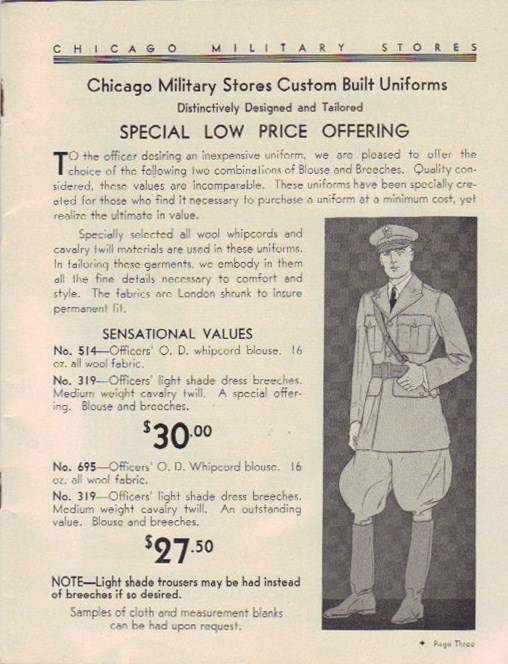 1933 Chicago (Illinois) Military Stores (Catalogue) - EPHEMERA ...