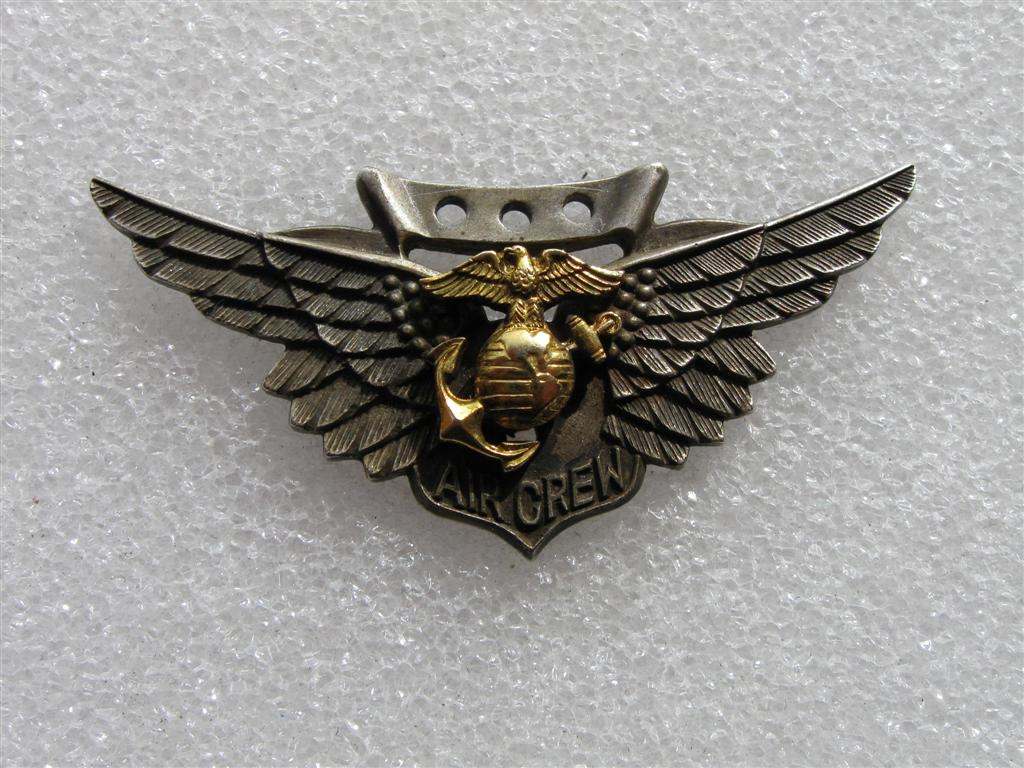 USMC Unauthorized EGA Aerial Combat Aircrew Wing - WING BADGES - U.S ...
