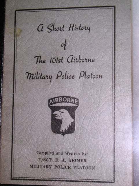 101st MP grouping recent pick up - GROUPINGS PAGE - U.S. Militaria Forum