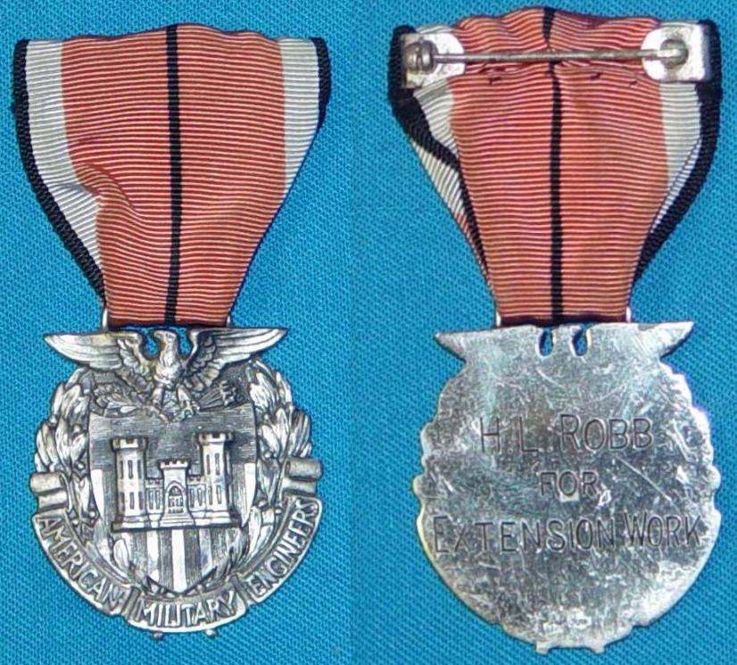 American Society of Military Engineers Medal - MEDALS & DECORATIONS - U ...