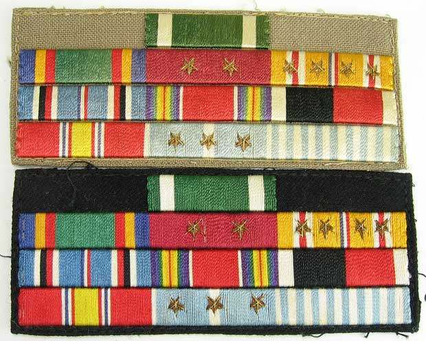 Embroirdered Navy Ribbons racks - MEDALS & DECORATIONS - U.S. Militaria ...