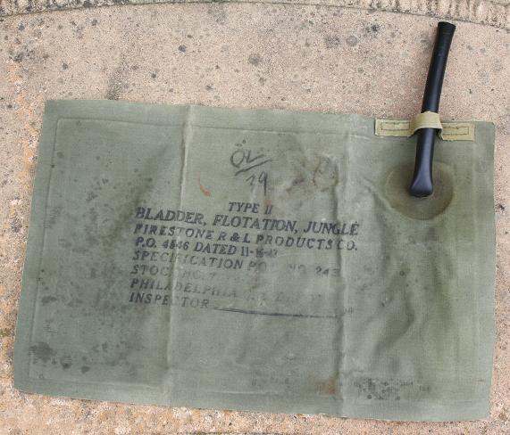 WWII Army Flotation Bladders - FIELD & PERSONAL GEAR SECTION - U.S ...
