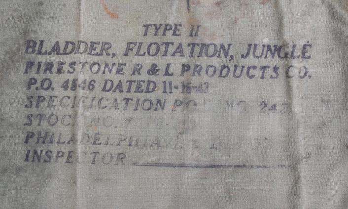 WWII Army Flotation Bladders - FIELD & PERSONAL GEAR SECTION - U.S ...