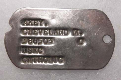 Master Gunnery Sergeant Cleveland Akey, VMTB 232 - ATTRIBUTED MEDAL ...