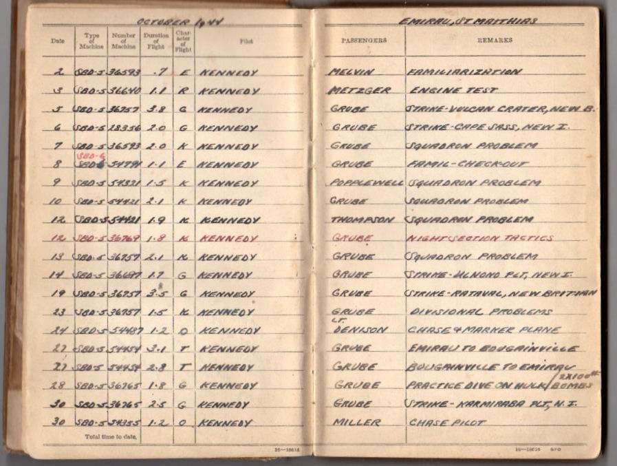 WWII NAVAL AVIATOR FLIGHT LOGBOOKS - Page 4 - EPHEMERA, PHOTOGRAPHS ...