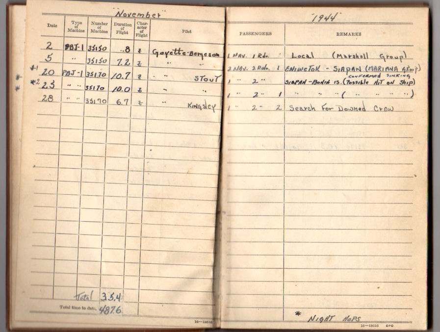 WWII NAVAL AVIATOR FLIGHT LOGBOOKS - Page 4 - EPHEMERA, PHOTOGRAPHS ...