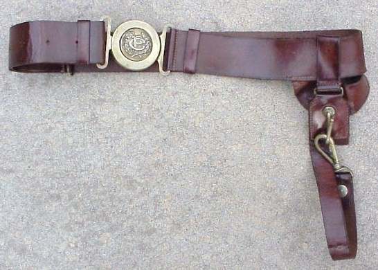 SUPER RARE PC OFFICERS BELT FOUND - FIELD & PERSONAL GEAR SECTION - U.S ...