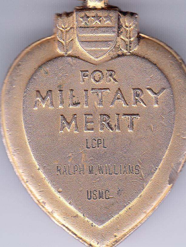Lcpl. Ralph Williams - MEDALS & DECORATIONS - U.S. Militaria Forum