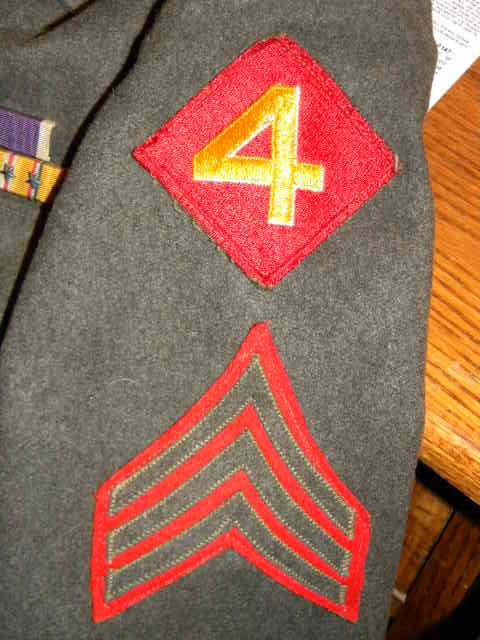 WWII USMC Grouping 4th Marine Div. - GROUPINGS PAGE - U.S. Militaria Forum