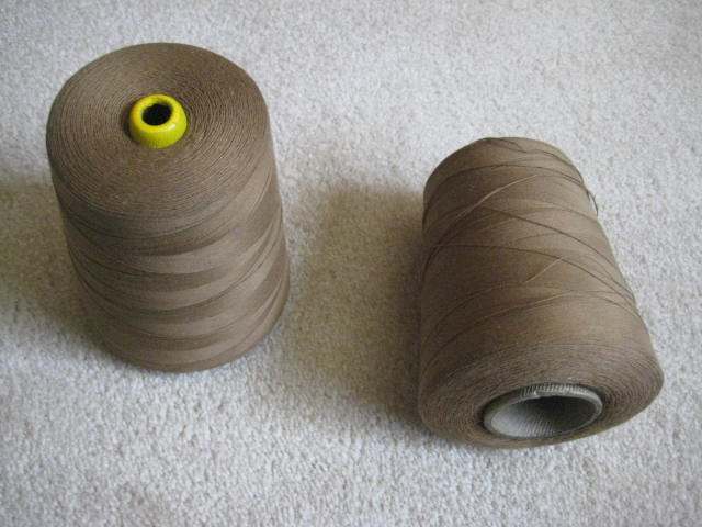 Two rolls of khaki cotton thread - FIELD & PERSONAL GEAR SECTION - U.S ...