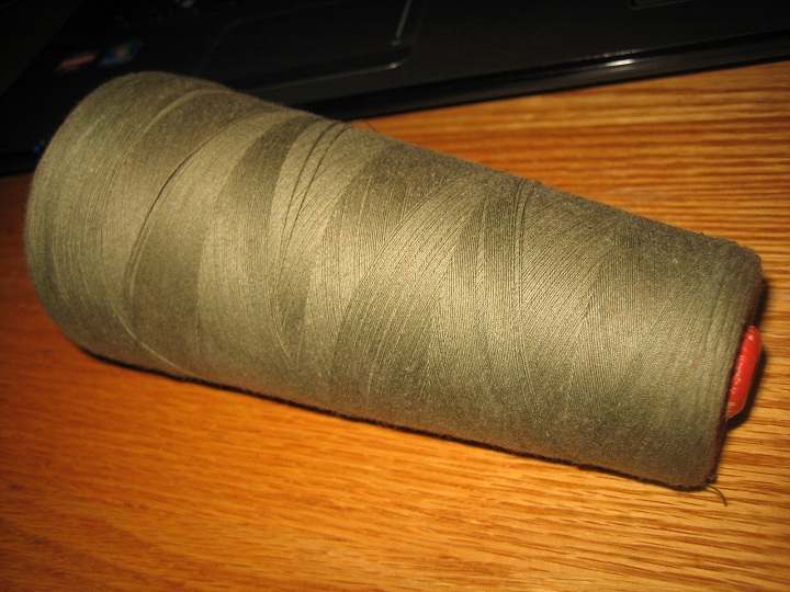 Two rolls of khaki cotton thread - FIELD & PERSONAL GEAR SECTION - U.S ...