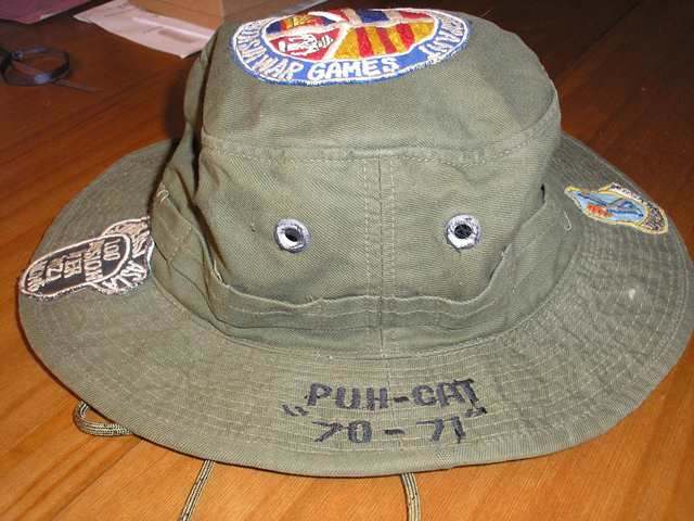 VN Air Force souvenir embroidered boonie hat - AIR FORCE (USAAF IS WITH ...