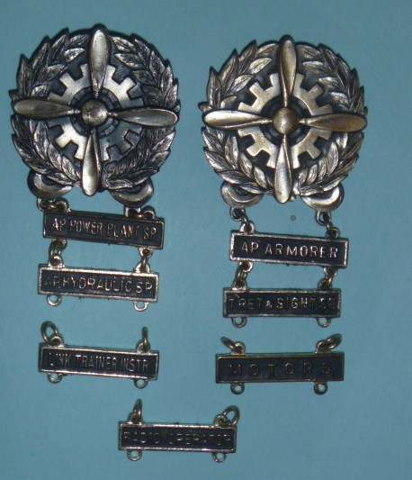 USAAF Technician Qualification Badges - ARMY (INCLUDING USAAC/AAF) - U ...