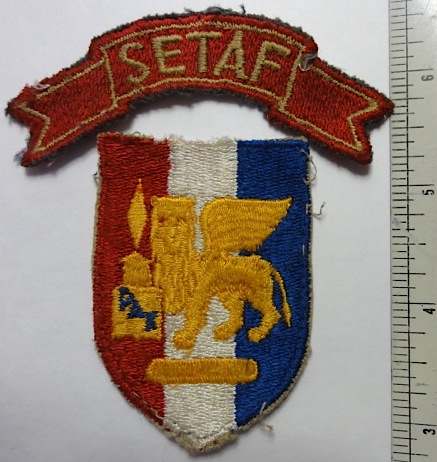SETAF tab and patch - ARMY AND USAAF - U.S. Militaria Forum
