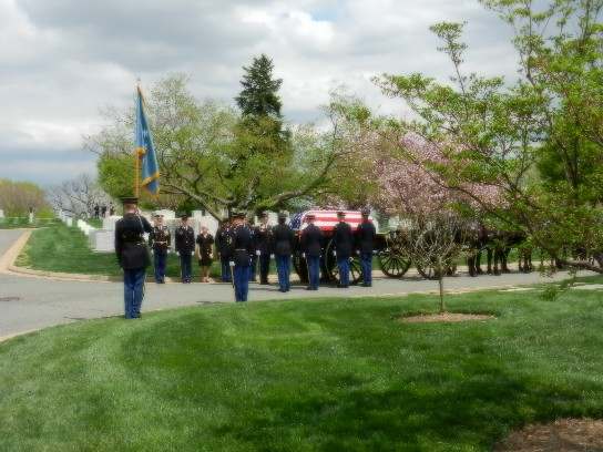 Burial service for LTC Don Carlos Faith, MoH. Chosin Reservoir - TAPS ...