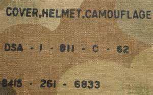 Rare and Unusual: USMC stamped OD helmet cover - M-1; M-1C & M-2 ...