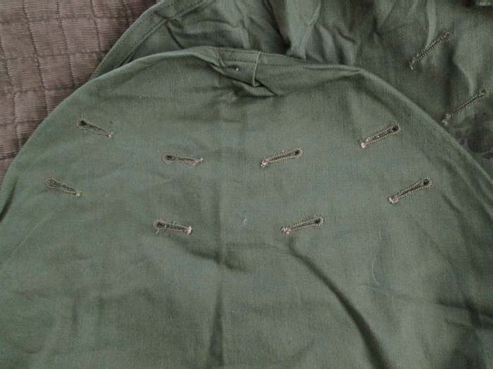 Rare and Unusual: USMC stamped OD helmet cover - M-1; M-1C & M-2 ...