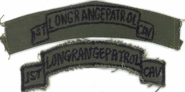 Some Subdued 1st Cav patches and area made 1st CAv LRRP tabs - ARMY AND ...