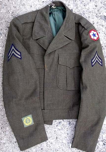 A new uniform and some unit menu donations - EPHEMERA, PHOTOGRAPHS ...