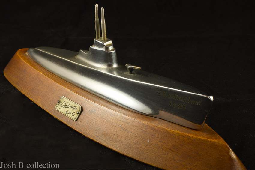 USS Hardhead SS365 wartime attributed desk model - MILITARY SHIPS AND ...