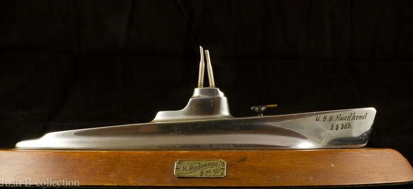 USS Hardhead SS365 wartime attributed desk model - MILITARY SHIPS AND ...