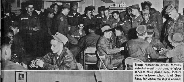 USNS Gen. Maurice Rose 1950's - MILITARY SHIPS AND VESSELS - U.S ...