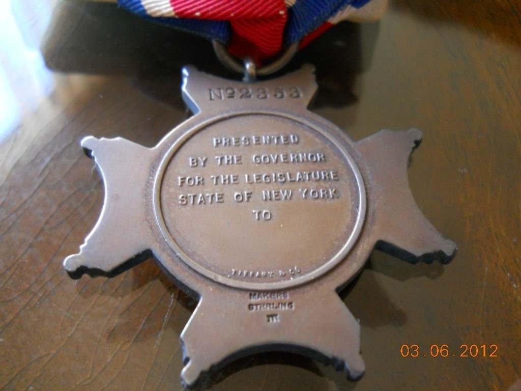 NEW YORK CONSPICUOUS SERVICE CROSS - MEDALS & DECORATIONS - U.S ...