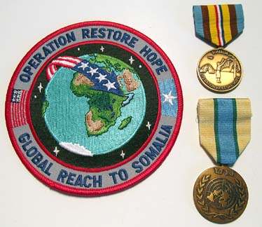 Operation Restore Hope Medal - MEDALS & DECORATIONS - U.S. Militaria Forum