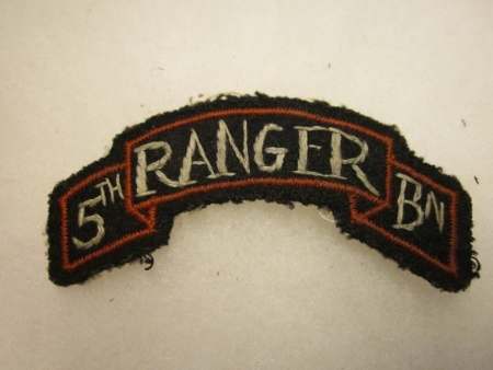 German Made or Italian made 5th Ranger scroll patch for review - ARMY ...