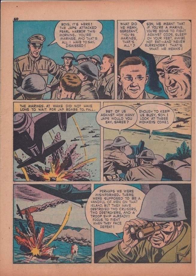 USMC Cartoons: Raider, Paramarine, Wake Island - HOMEFRONT & THE WAR ...