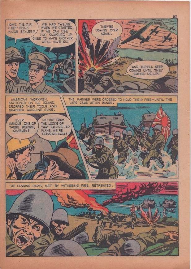 USMC Cartoons: Raider, Paramarine, Wake Island - HOMEFRONT & THE WAR ...