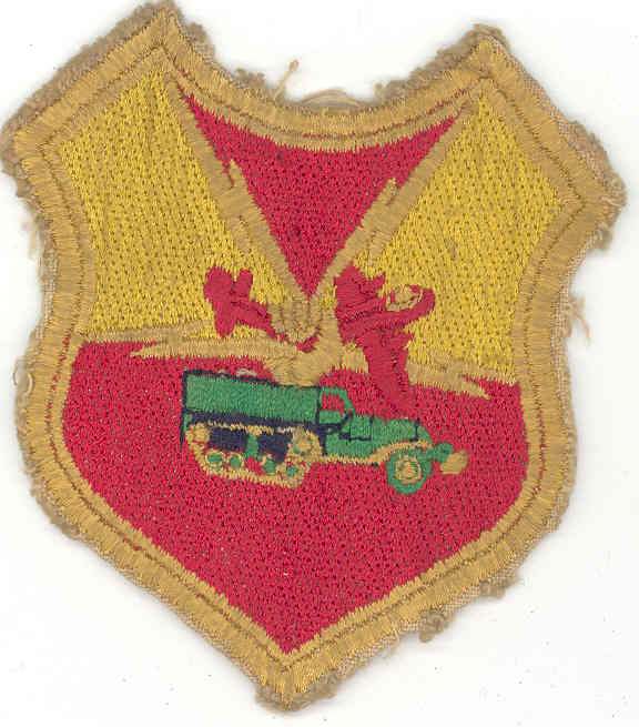 Another unknown patch.......half track - ARMY AND USAAF - U.S ...