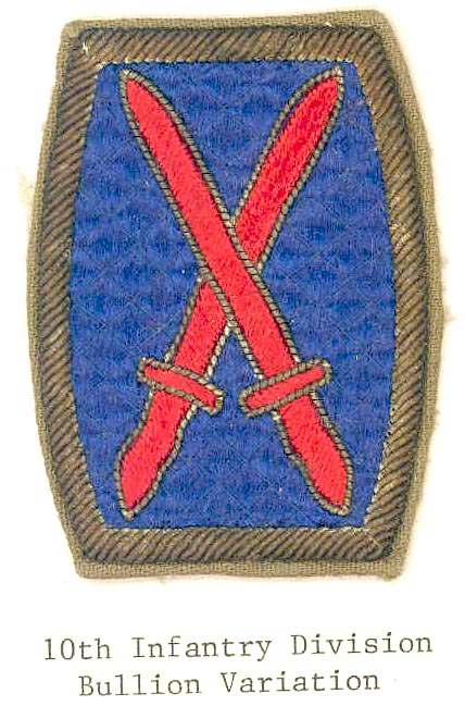 Bullion patches - ARMY AND USAAF - U.S. Militaria Forum
