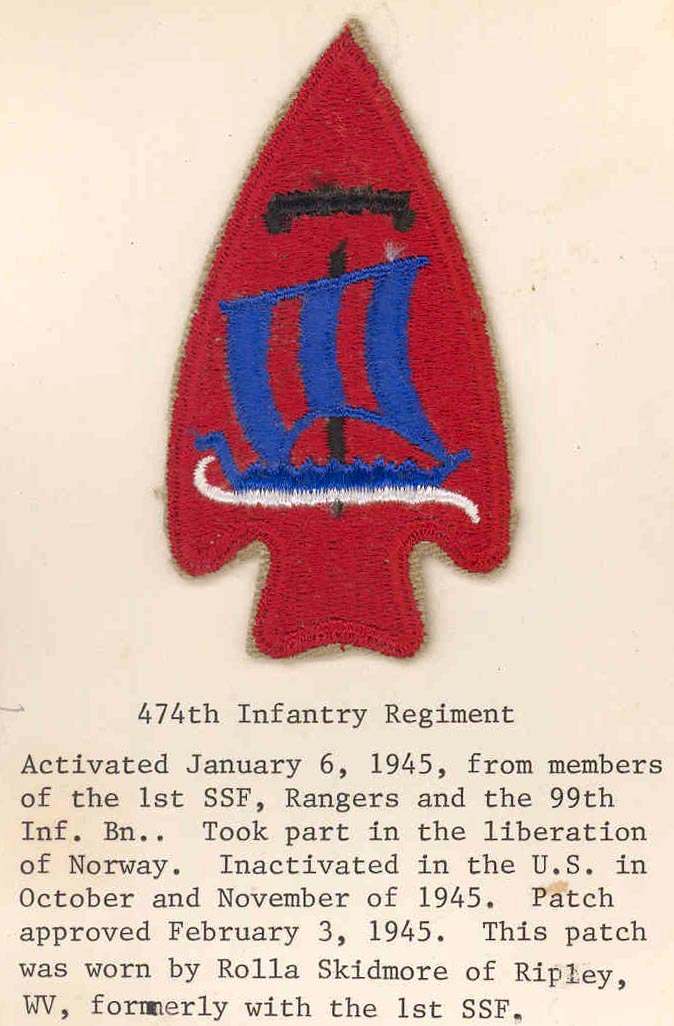 1st SSF patches.....a few of them - ARMY AND USAAF - U.S. Militaria Forum