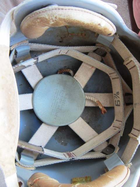 Paratrooper Or Football Jump Helmet - FLAK, TANKER, CIVIL DEFENSE ...