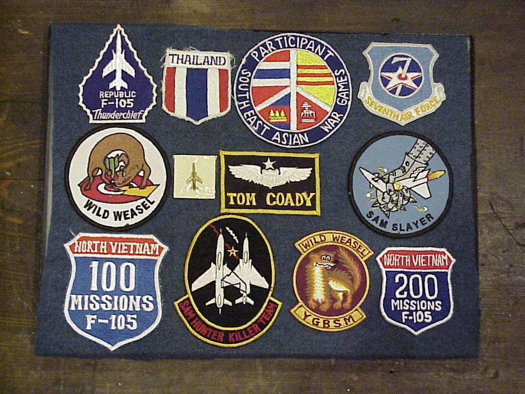 Col. Thomas Coady Vietnam F-105 Pilot - FLIGHT CLOTHING - U.S ...