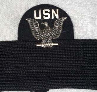 70s Enlisted Hat Badge - NAVY, MARINE CORPS, COAST GUARD - U.S ...