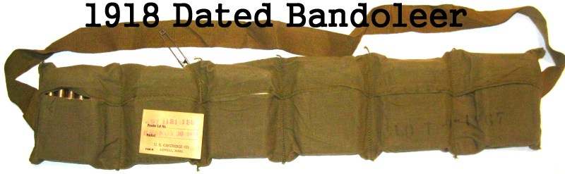 Cloth .30 Army Bandoleers - 1903-1910 - FIREARMS - U.S. Militaria Forum