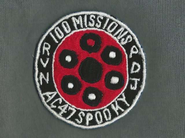 AC-47 Spooky 100 Missions Patch - AIR FORCE (USAAF IS WITH ARMY) - U.S ...