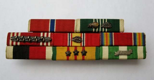 Opinions Please On WWII/Vietnam Ribbon Rack w/ Brass Plate Backing ...