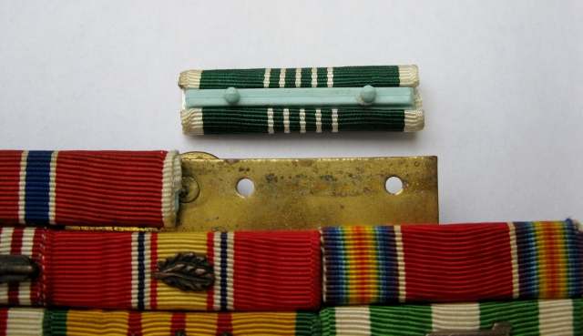 Opinions Please On WWII/Vietnam Ribbon Rack w/ Brass Plate Backing ...