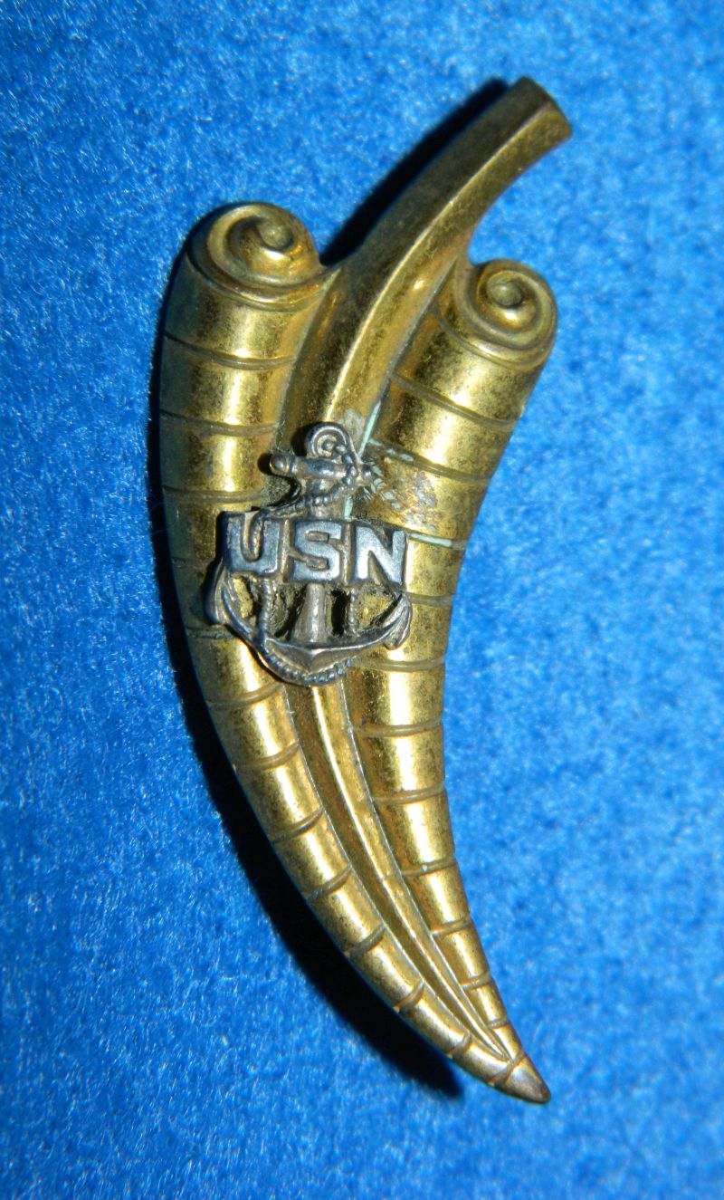 WW2 USN Sweetheart Pin Fouled Anchor & Leaf (?) - HOMEFRONT & THE WAR ...
