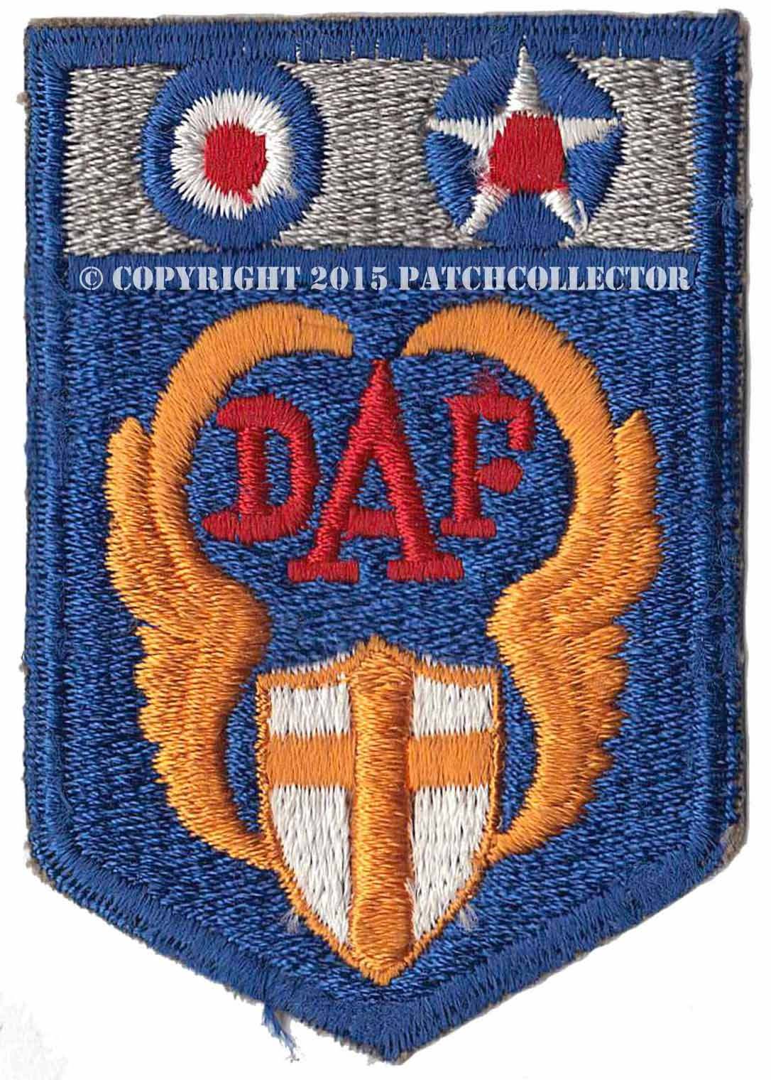 A Fully embroidered variant of the AAF Desert Air Force patch - ARMY ...