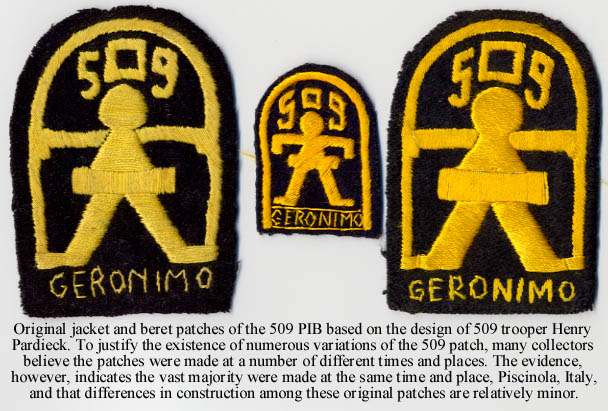 509 PIR Pocket Patch on eBay - ARMY AND USAAF - U.S. Militaria Forum